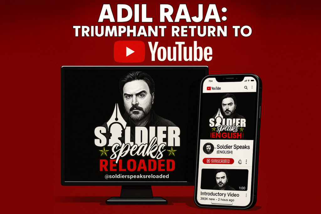Soldier Speaks | Major (Retd) Adil Raja | Rights Activist | Independent ...